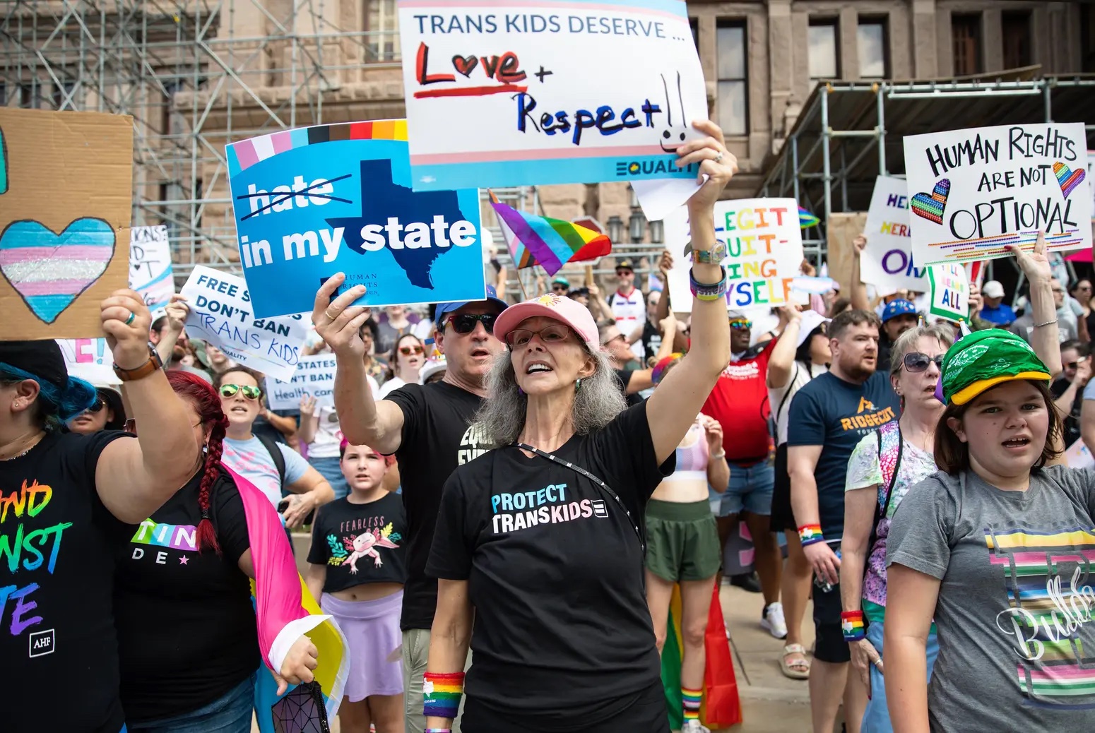 LGBTQ Texans and Allies Rally at Capitol to Protest Bills Targeting ...