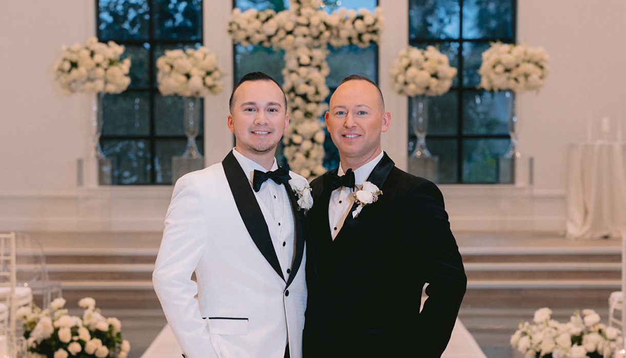 Houston Couple Dustin and Keith Tie the Knot in a Dream Wedding ...